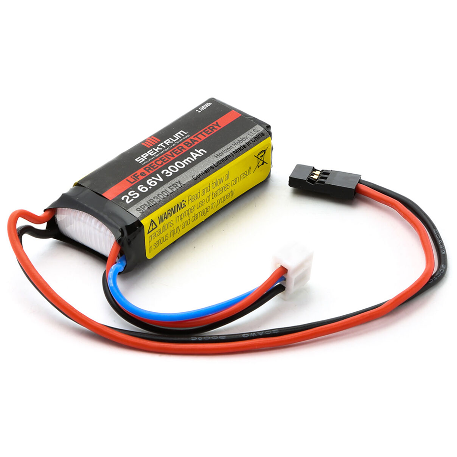 2 Cell 300mAh 6.6V LiFe Receiver Battery: Universal Receiver – Atlanta ...