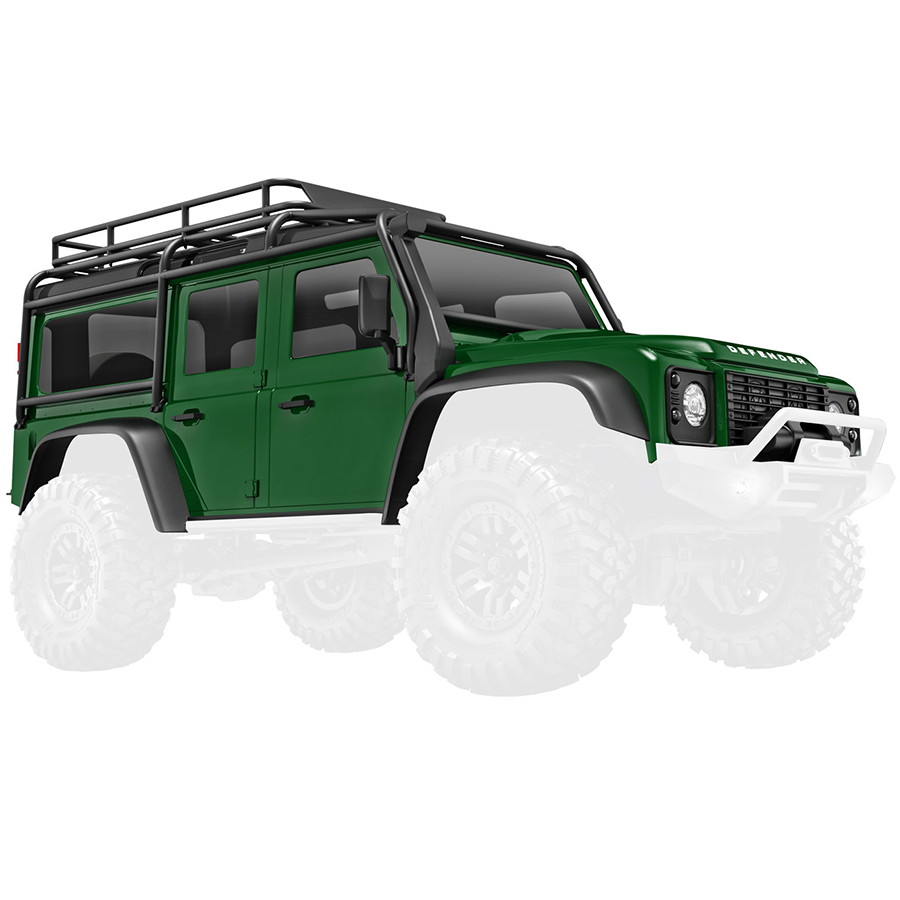 Body TRX-4M Defender, Complete, Green: 9712-Grn – Atlanta Hobby